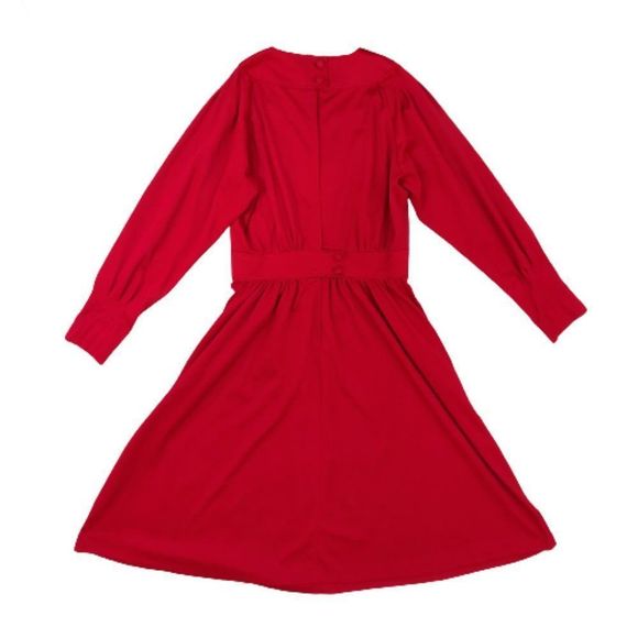 Vintage | Dresses | Vintagehomemade Red Conservative Handmaids Tale ...